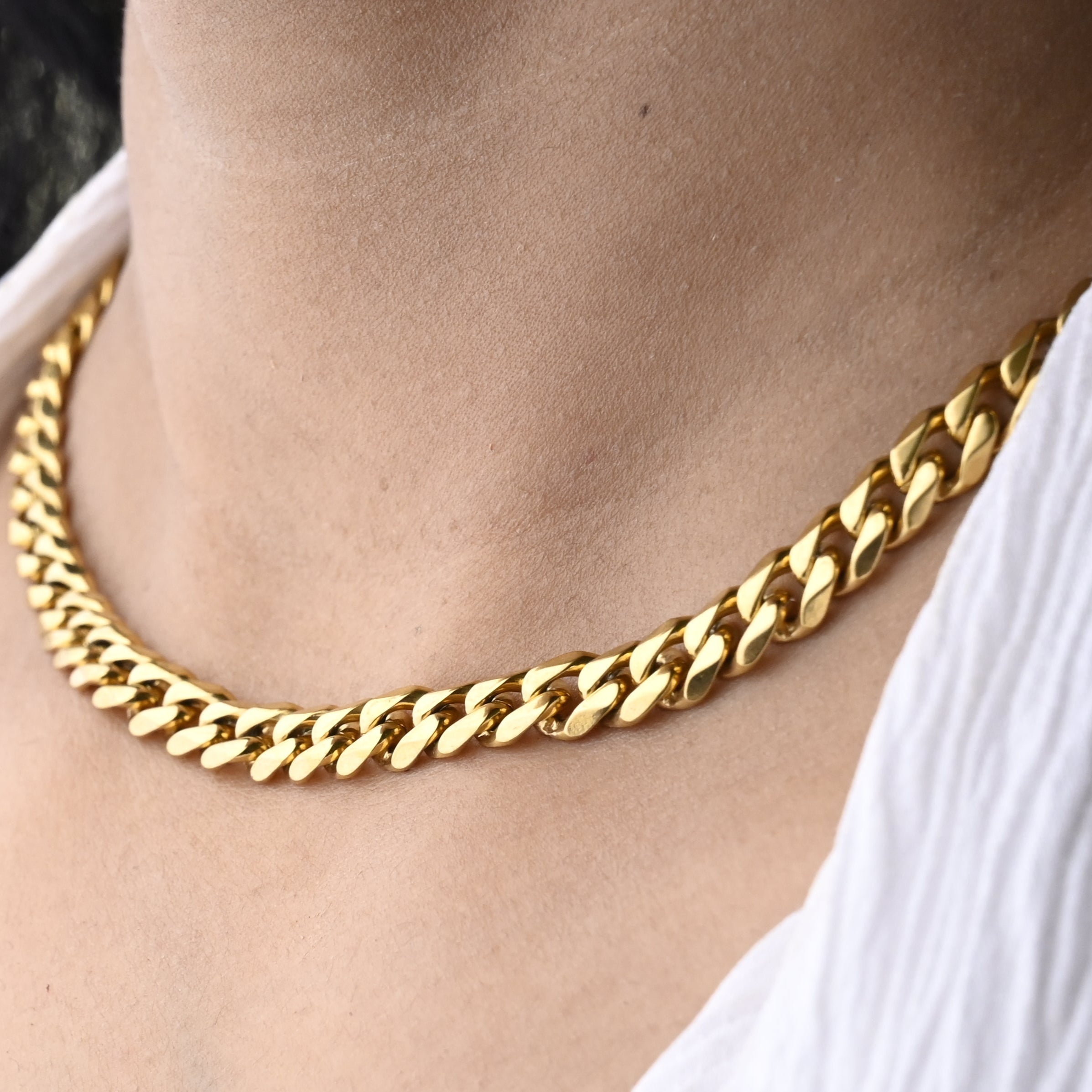 18K Gold-Filled Cuban Link Necklace | Best Quality Gold Filled Necklace ...