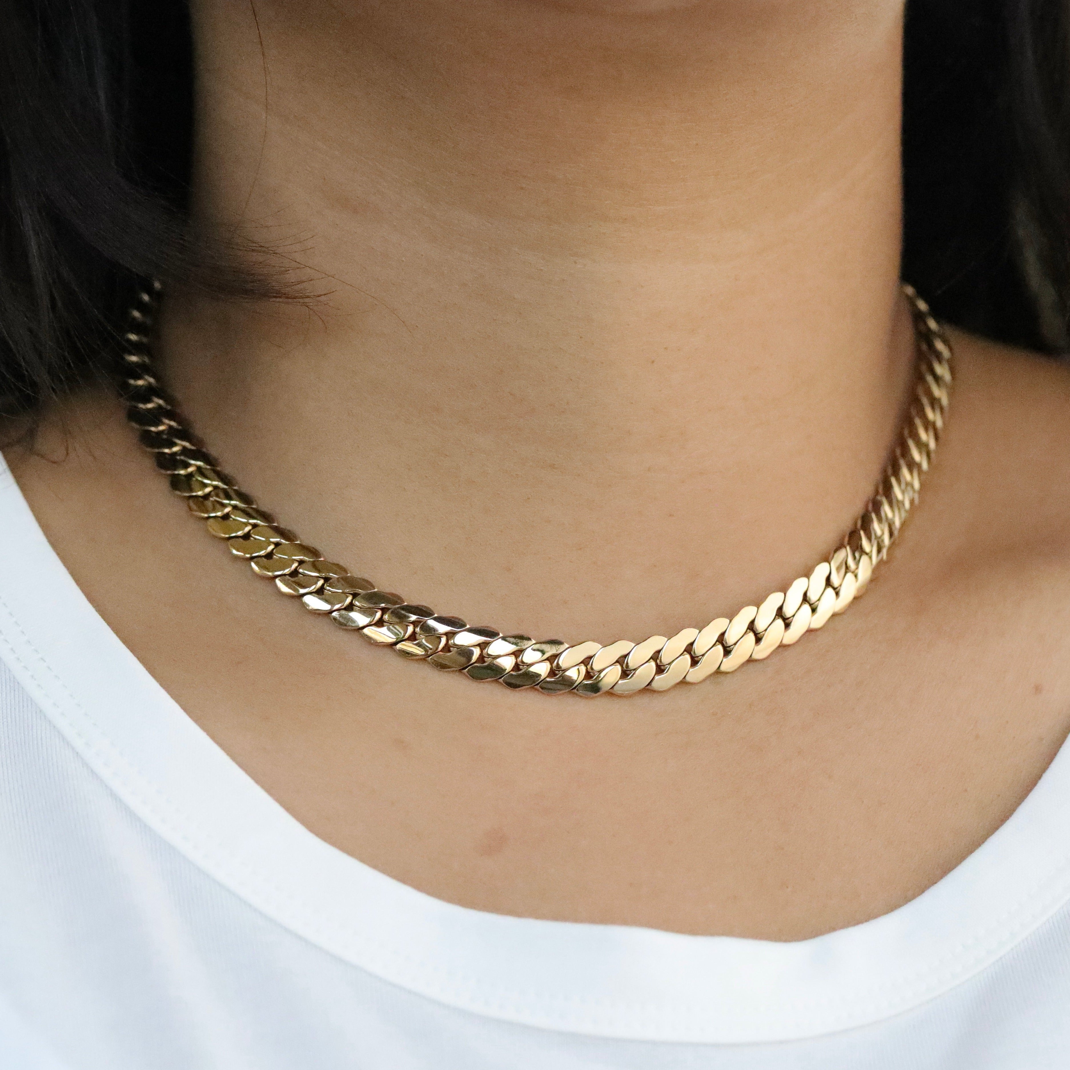 18K Gold-Filled Chunky Chain Necklace – Jewelvers